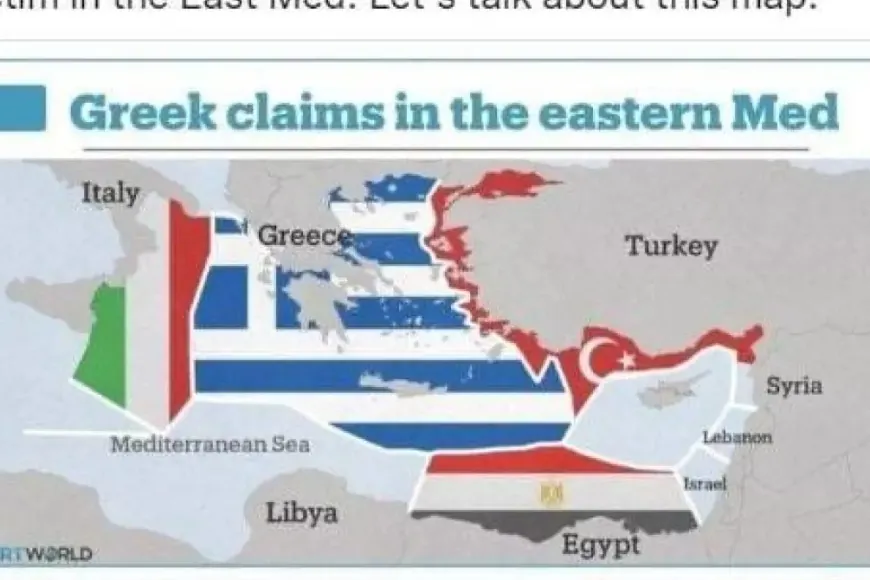 Yunanistan’ ı karıştıran harita, Midilli krizi - Anter Haber
